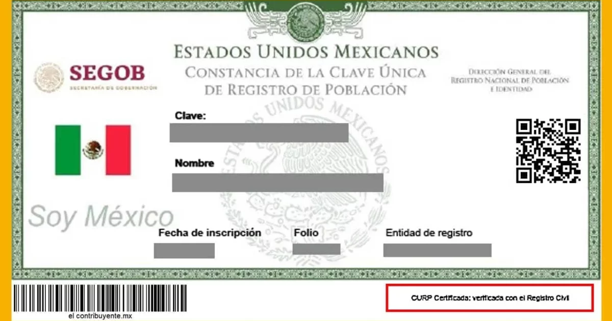 Ahora tendrás que certificar tu CURP en México | Revista Espejo