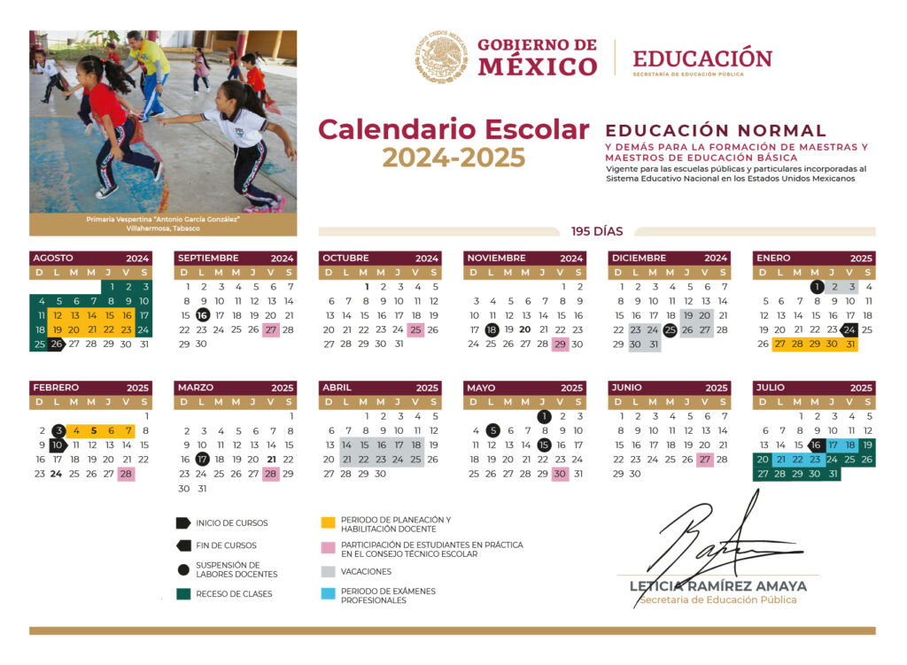 SEP publica Calendario Escolar 2024-2025: fechas claves para vacaciones ...