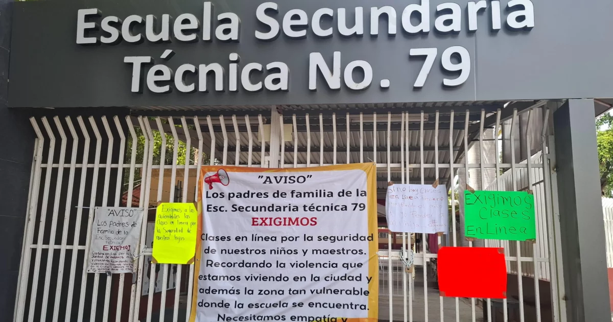 “La escuela está en medio de una zona de riesgo” Padres de la ETI 79 ...